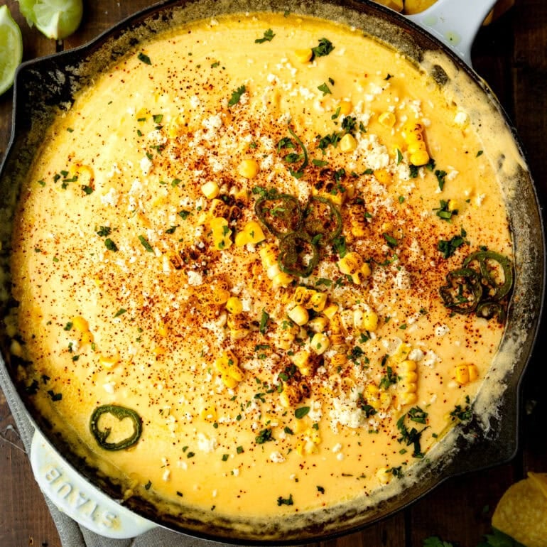 Elote Queso Dip – The Greatest Mexican Avenue Corn Cheese Dip - Street ...
