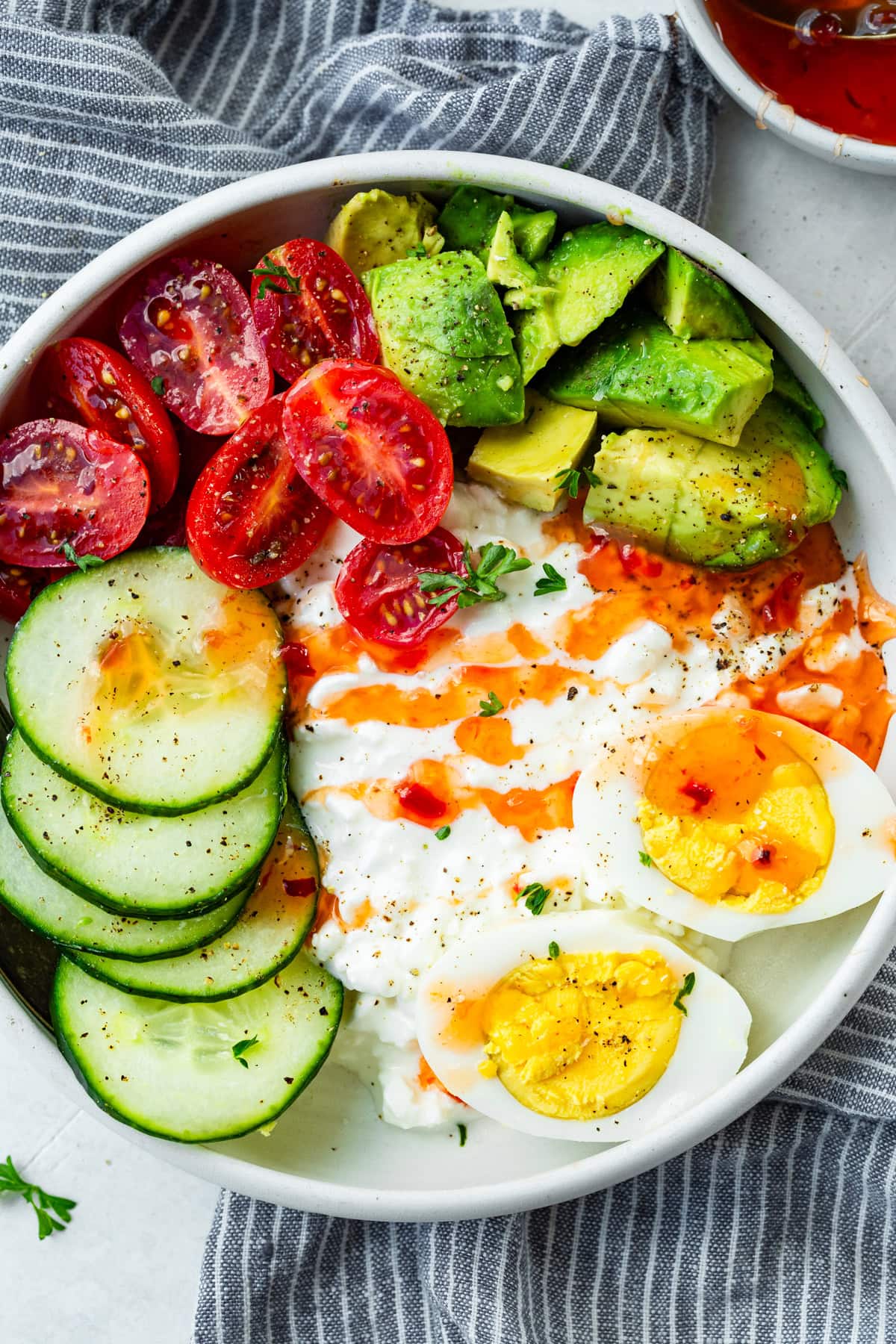 Viral High Protein Eggs And Cottage Cheese Breakfast Bowl