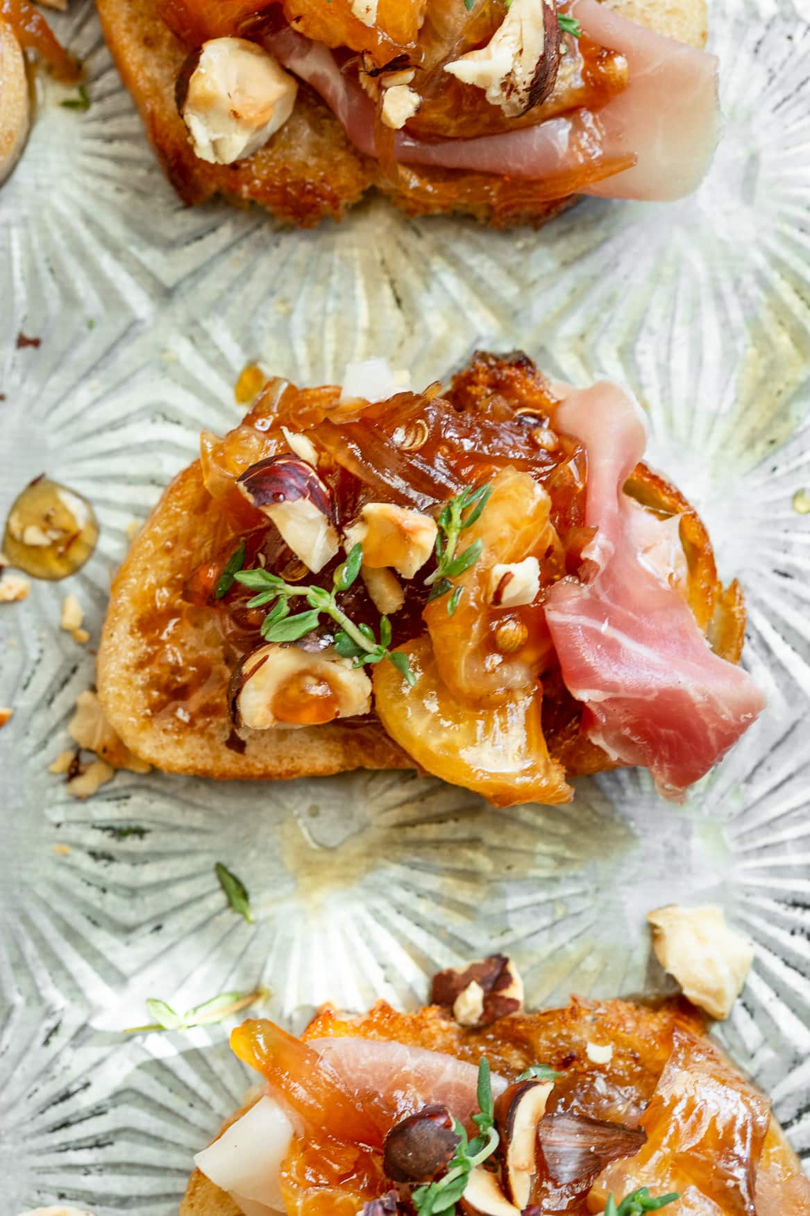 Mandarin Orange and Prosciutto Crostini Recipe