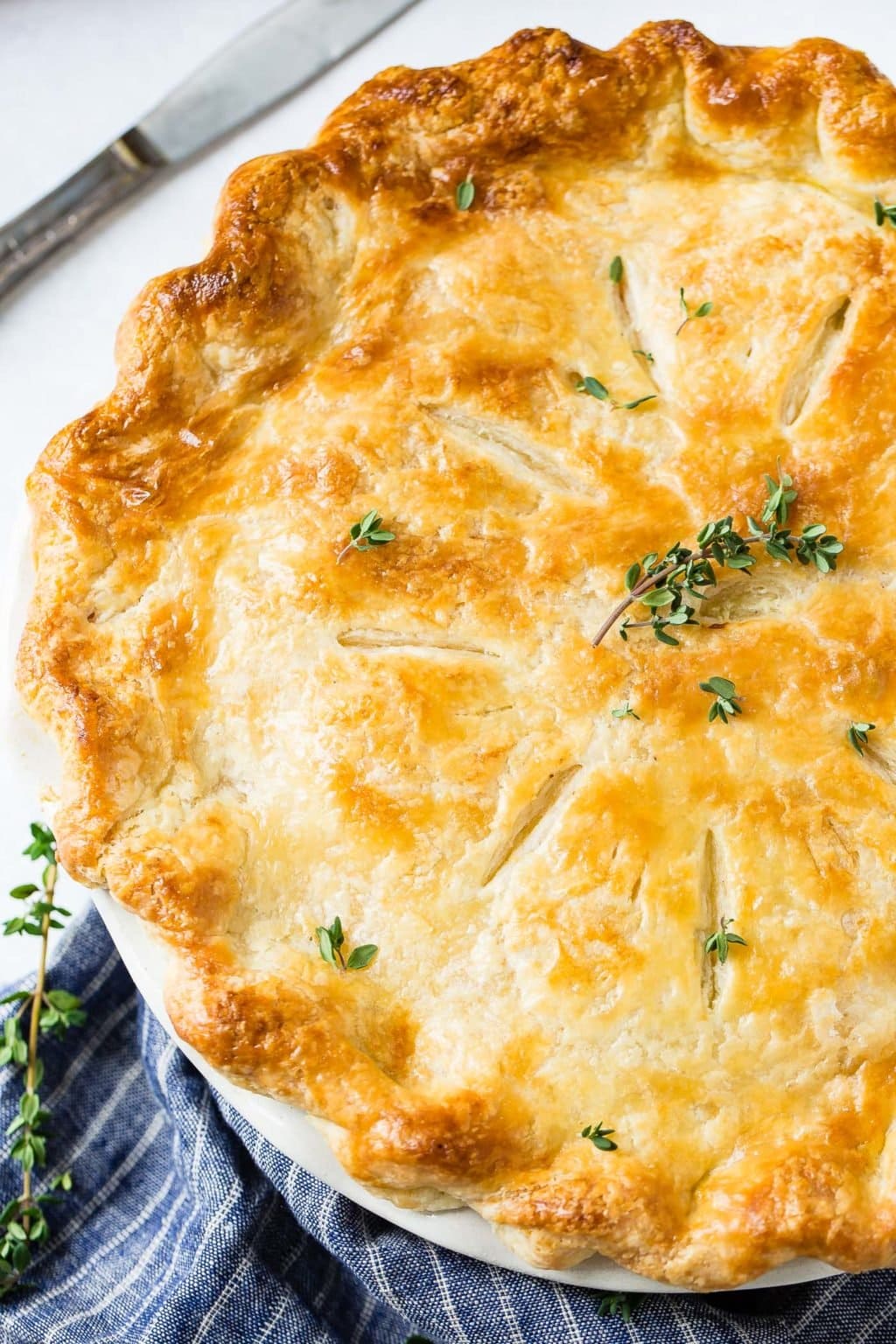 Homemade Chicken Pot Pie Recipe - Oh Sweet Basil