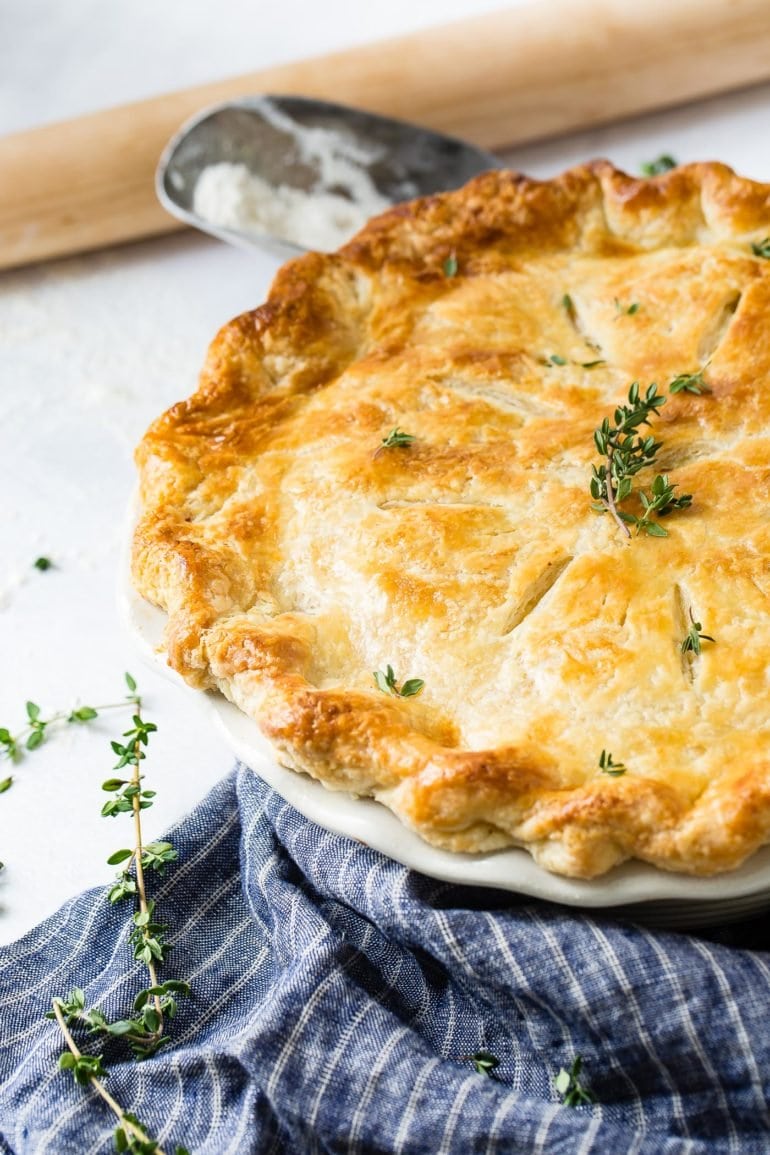 Homemade Chicken Pot Pie Recipe - Oh Sweet Basil