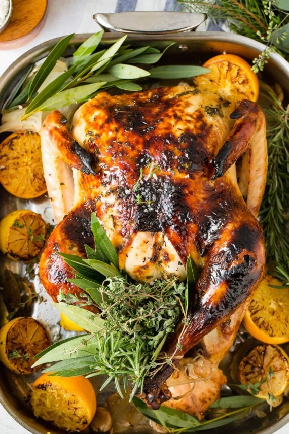 Best Oven Roasted Thanksgiving Turkey Recipe Ever - Oh Sweet Basil