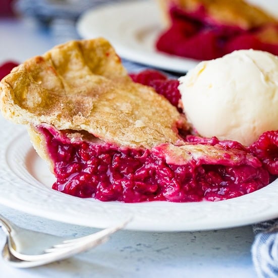 Old Fashioned Raspberry Pie