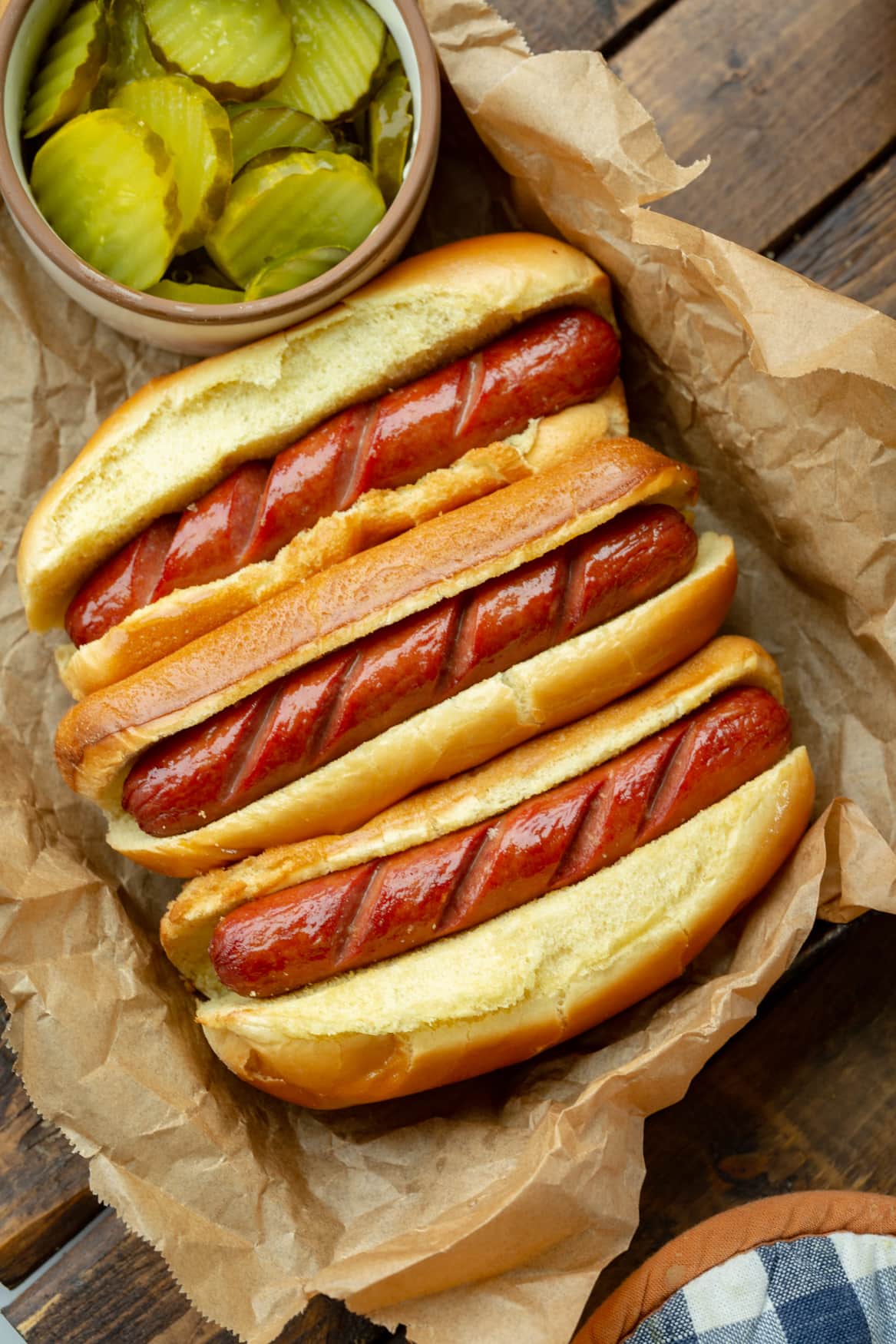 Hotdogs in the Air Fryer [+Video]