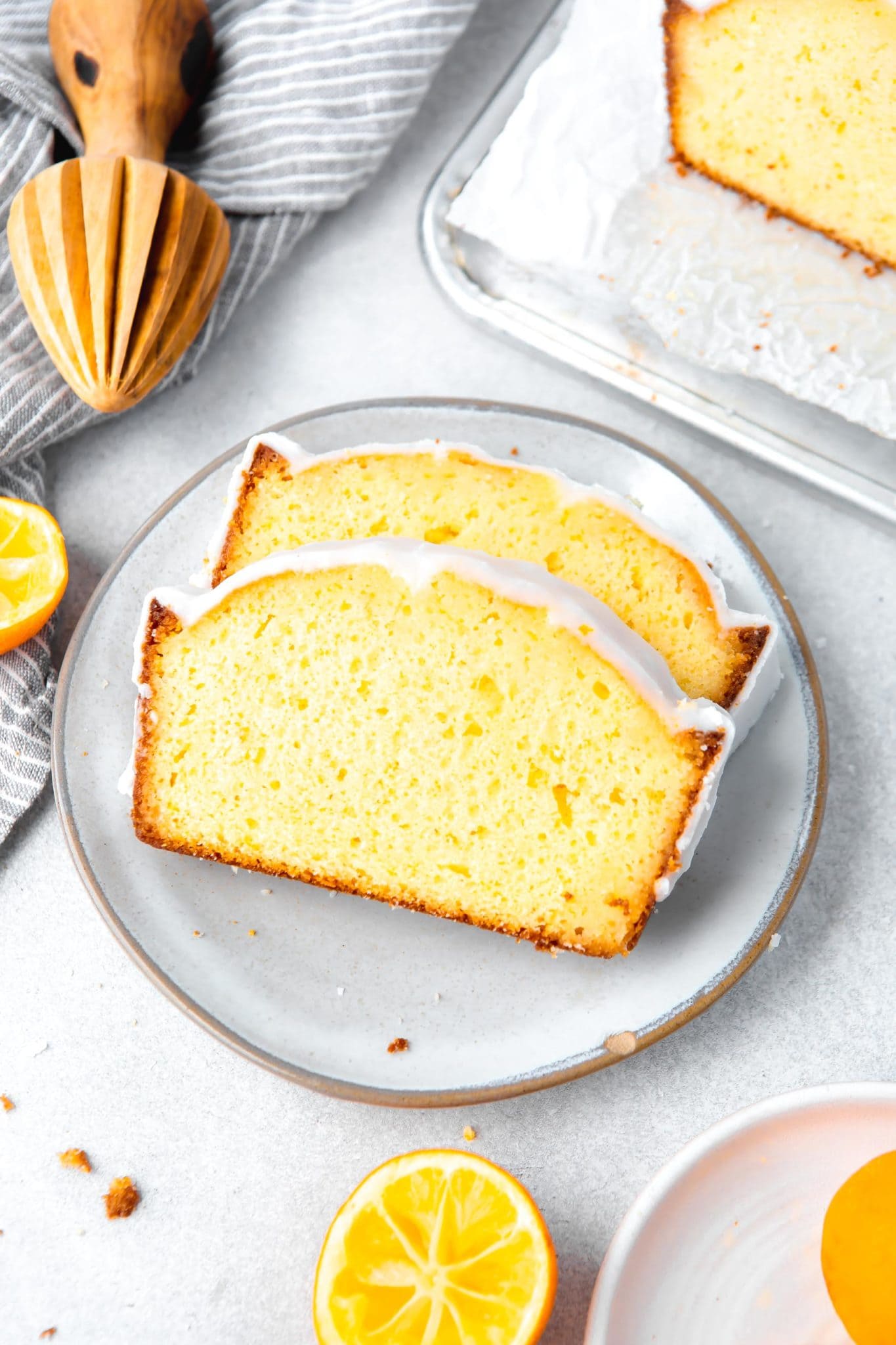 Iced Meyer Lemon Cake - Oh Sweet Basil