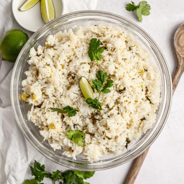 Copycat Café Rio Cilantro Lime Rice [+ Video]