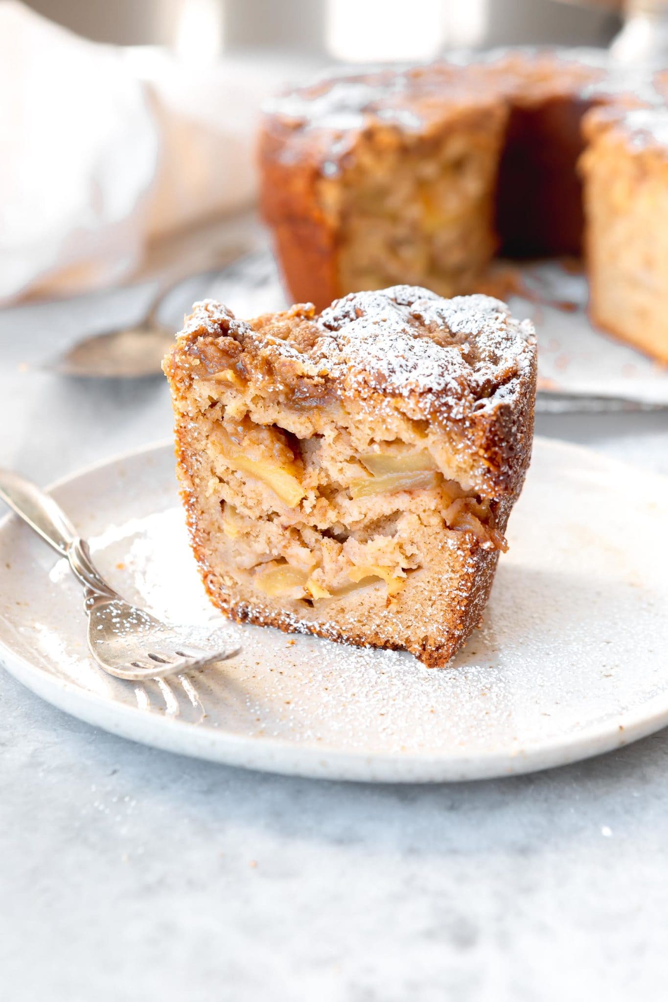 Jewish Apple Cake - Oh Sweet Basil
