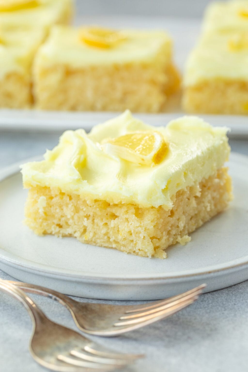 Easy Lemon Cake (+ Lemon Cream Cheese Frosting!) - Oh Sweet Basil