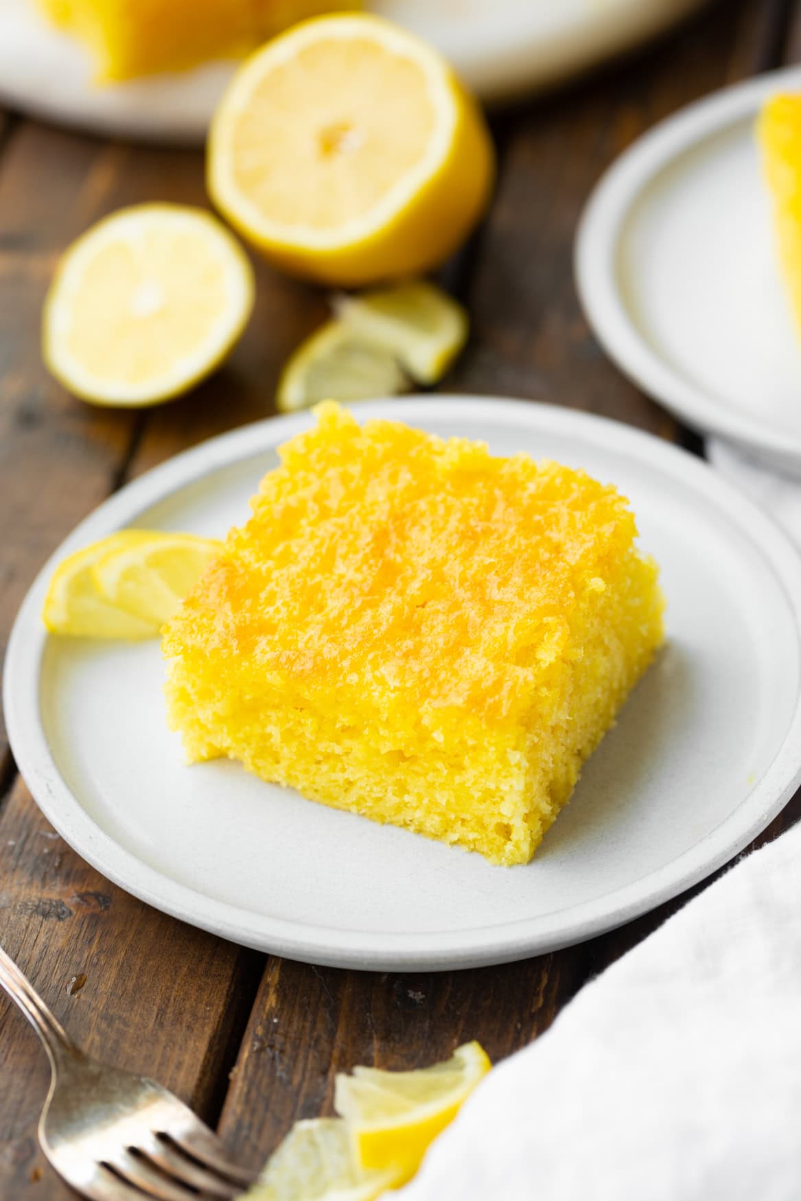 Best Lemon Jello Cake Recipe (Cake Mix Lemon Cake!) - Oh Sweet Basil