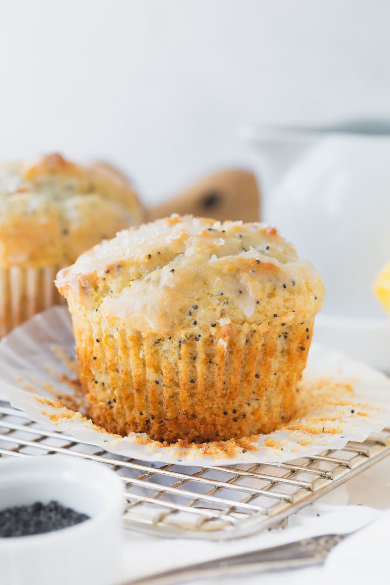 Lemon Poppy Seed Muffins - Oh Sweet Basil