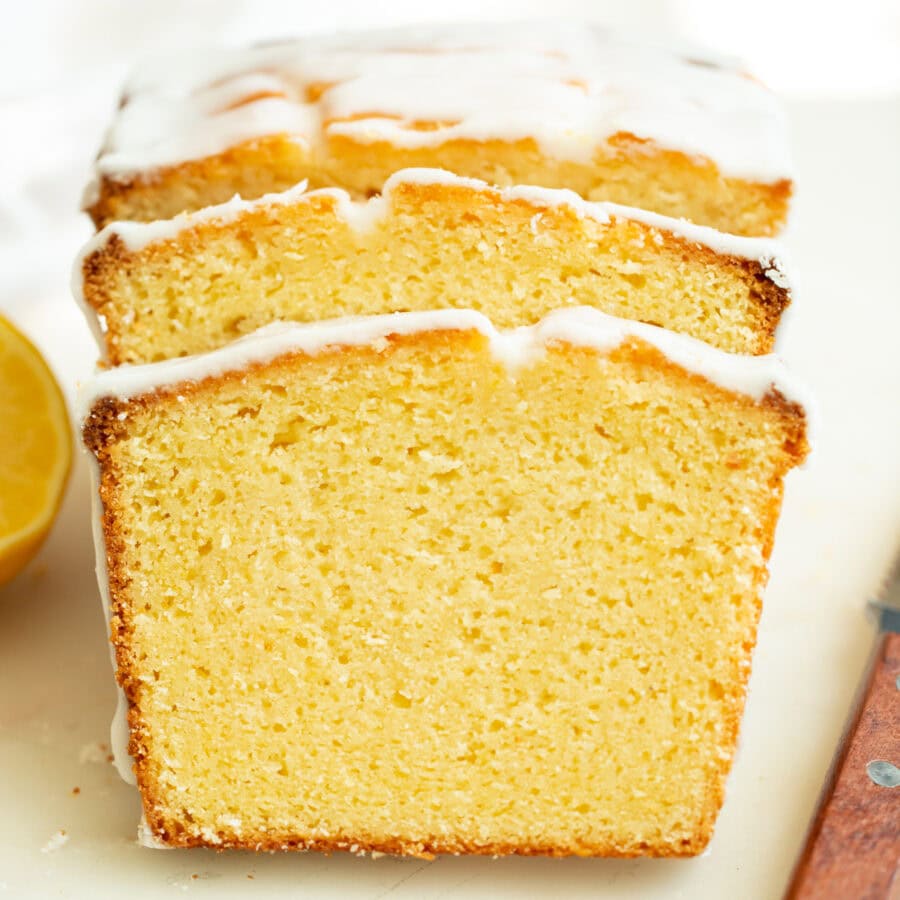 Iced Lemon Pound Cake