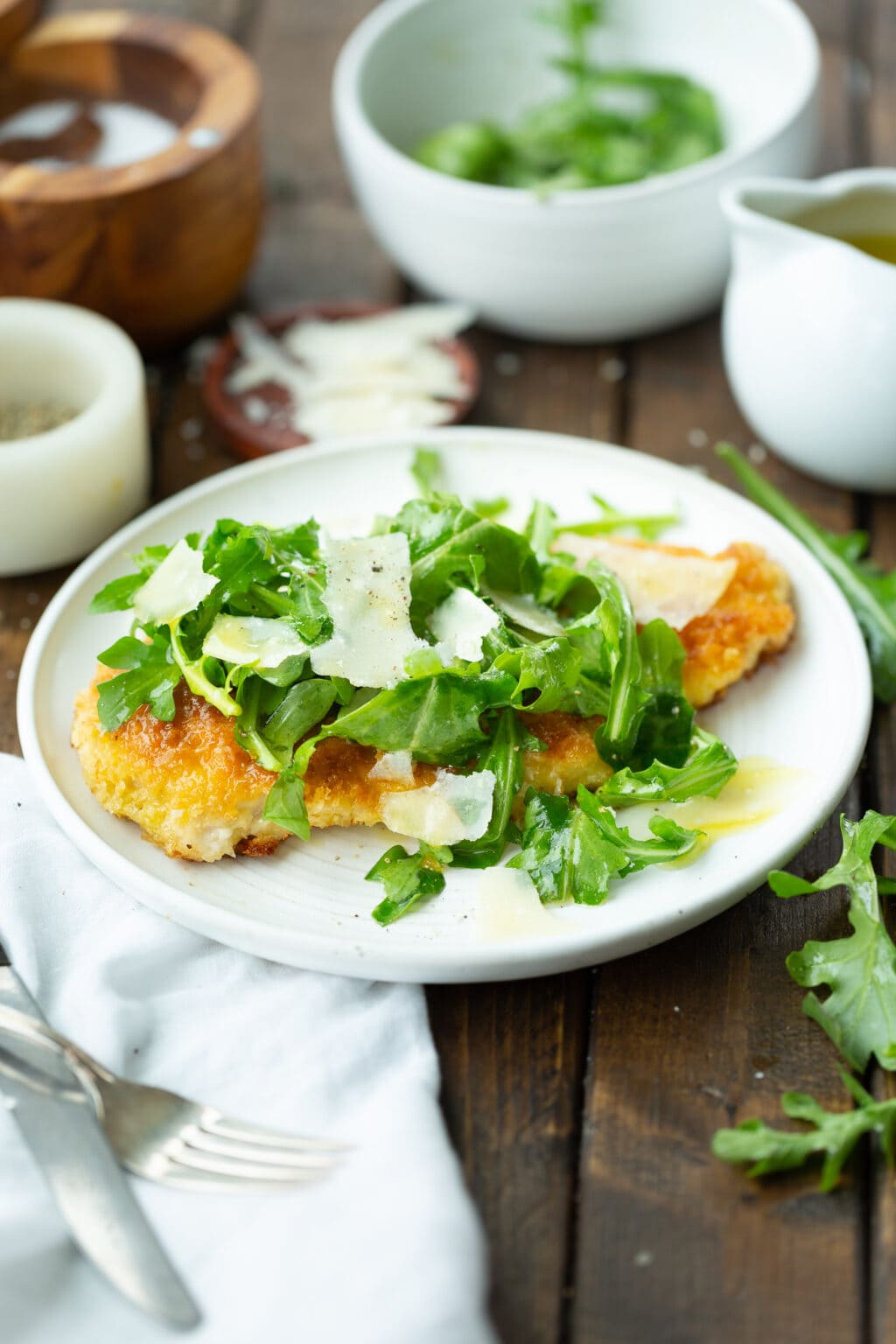 Lightened Up Chicken Parm Recipe- Oh Sweet Basil