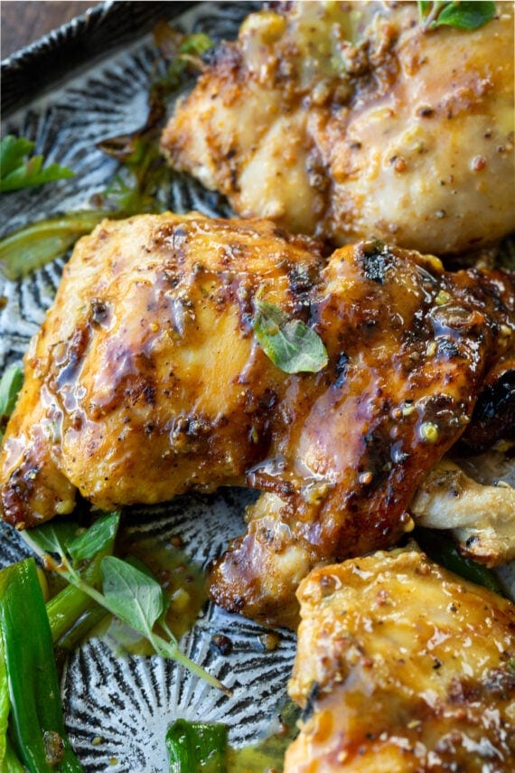 Maple Mustard Grilled Chicken Thigh Marinade Oh Sweet Basil