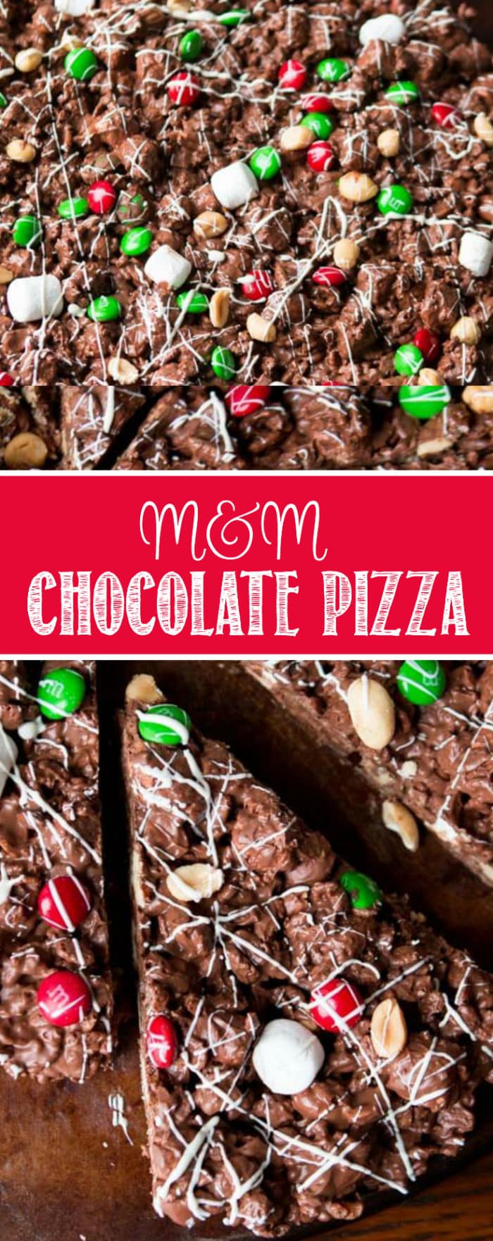 M&M Chocolate Pizza