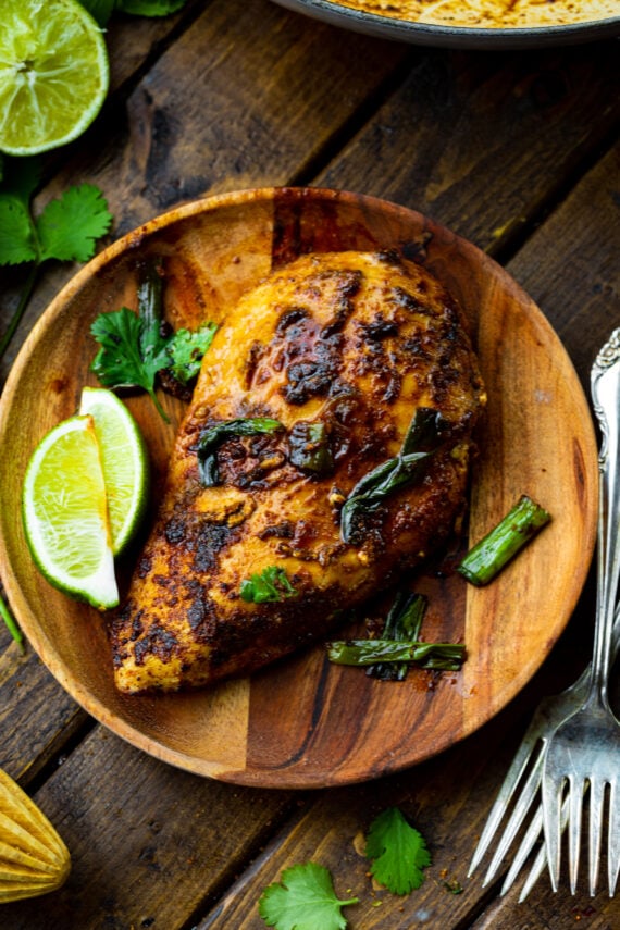 One Pan 10 Minute Sticky Mexican Chicken - Oh Sweet Basil