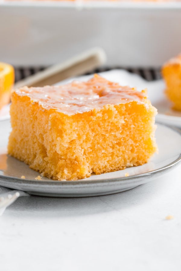 Orange Jello Cake - Oh Sweet Basil