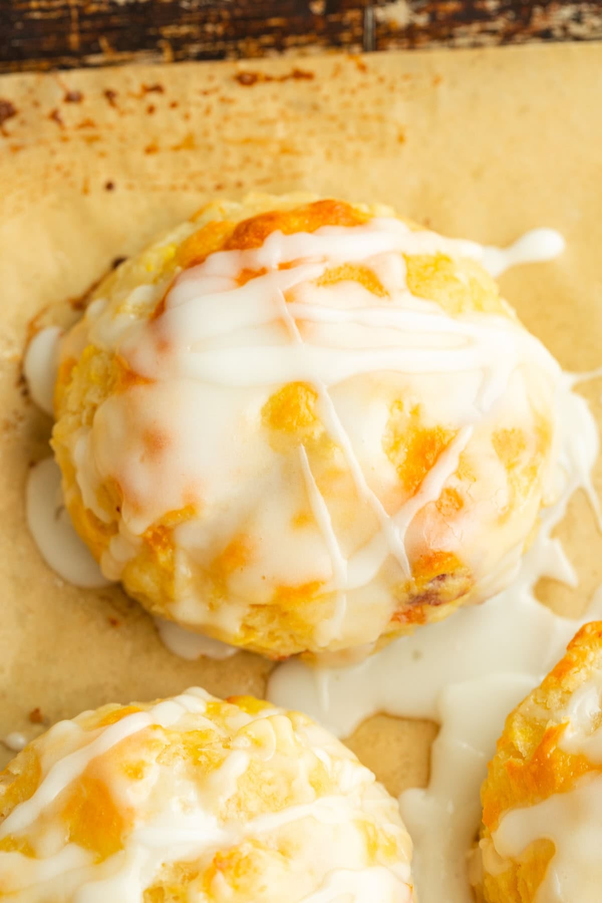 Summer Buttermilk Peach Biscuits