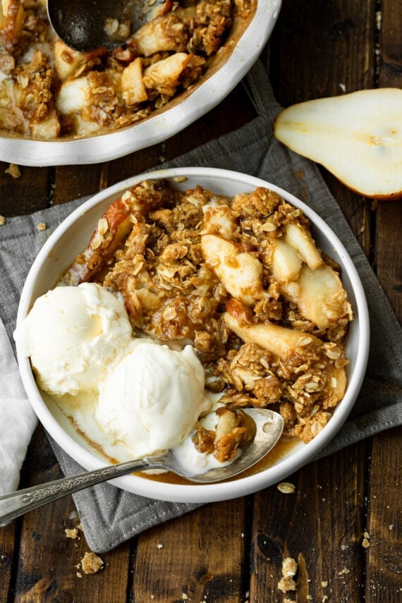 The Most Luscious Pear Crisp Recipe