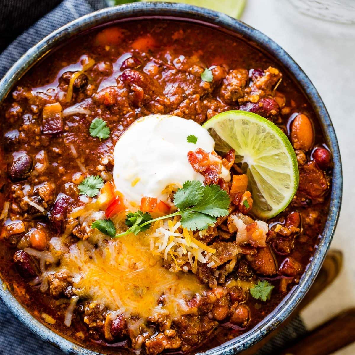 The BEST Instant Pot Chili {Award Winning} Recipe - Oh Sweet Basil