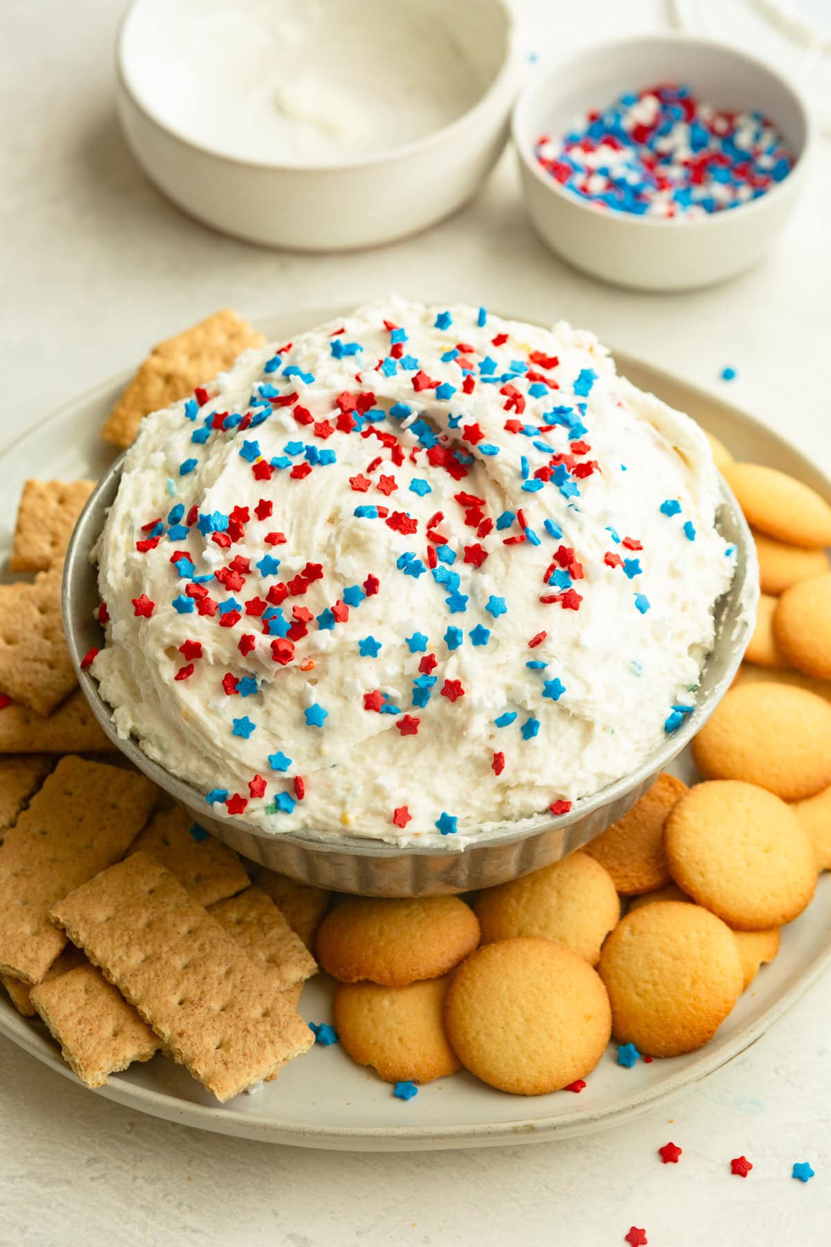 Red, White & Blue Funfetti Dip