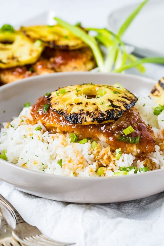 Quick Dinner Idea Candied Chicken with Pineapple