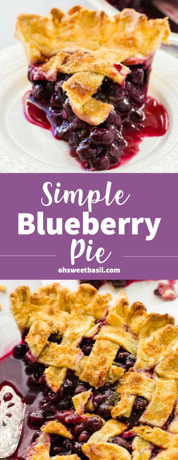 Simple Blueberry Pie