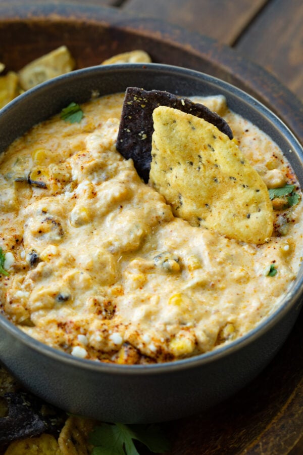 Slow Cooker Mexican Street Corn Dip [+Video]