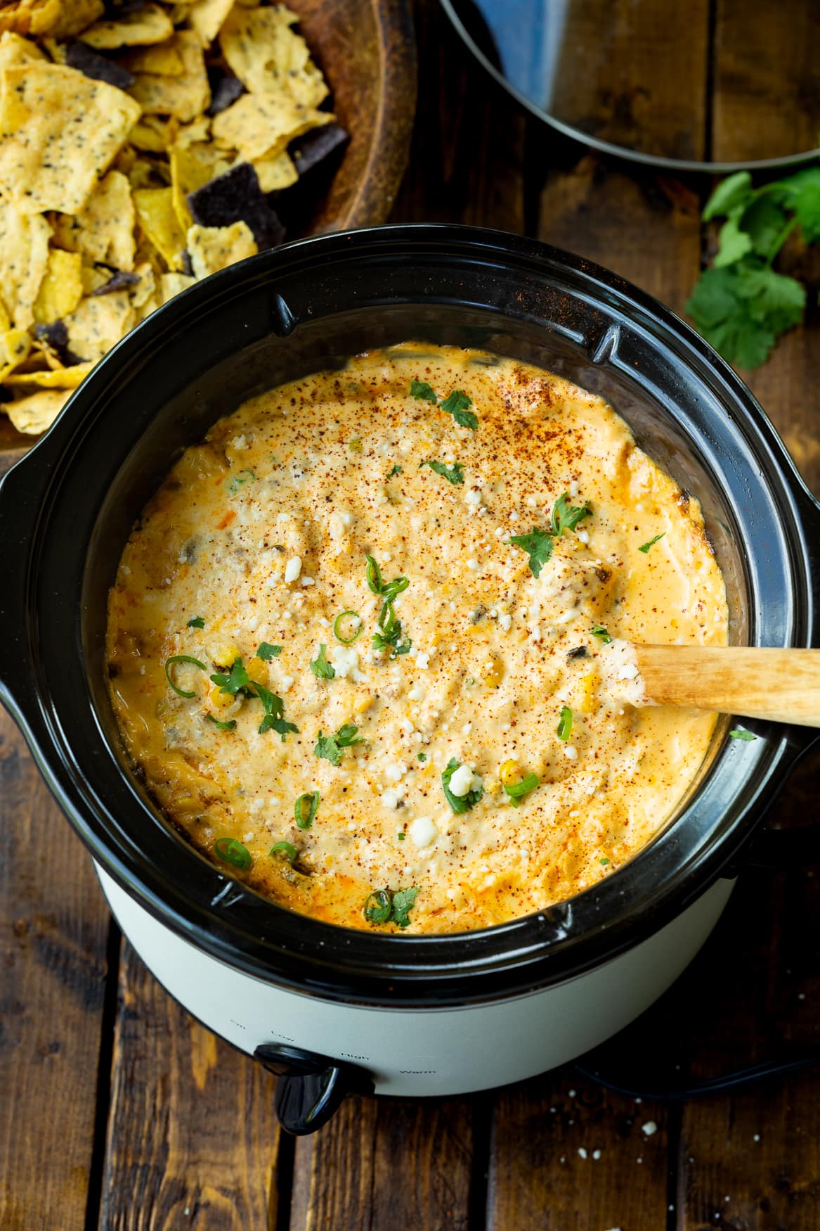Slow Cooker Mexican Street Corn Dip [+Video]