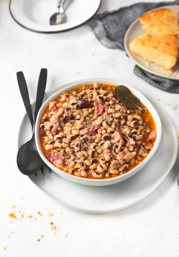 Black Eyed Peas Recipe for New Years - Oh Sweet Basil