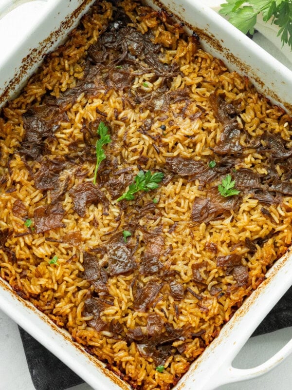 Cheesy Ground Beef & Rice Mexican Casserole (+ Video) - Oh Sweet Basil