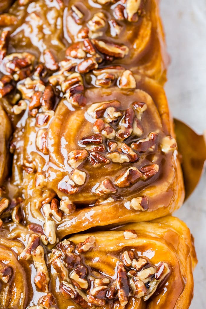 Homemade Pecan Sticky Buns Recipe Oh Sweet Basil