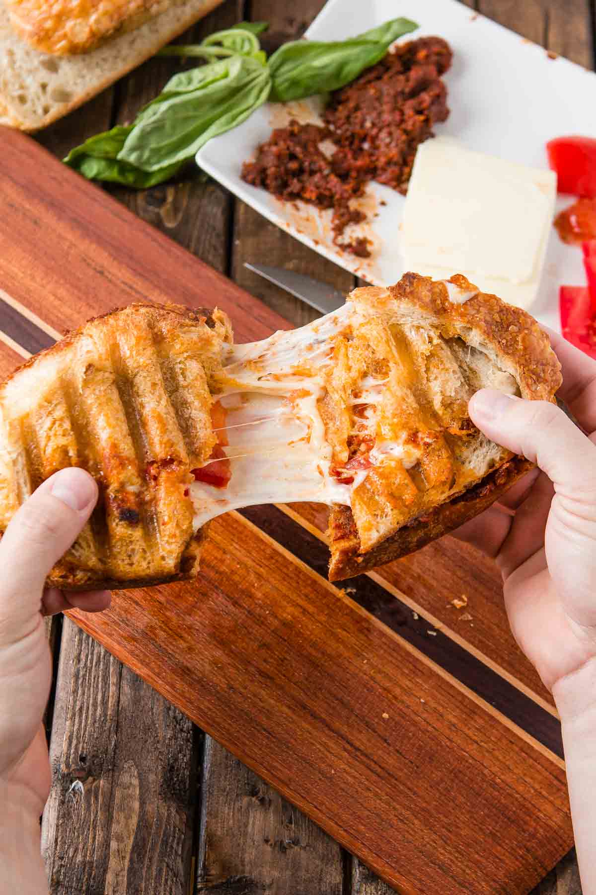 Sun Dried Tomato Pesto Panini [+ Video]