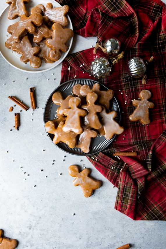 Soft & Chewy Gingerbread Man Cookies - Oh Sweet Basil