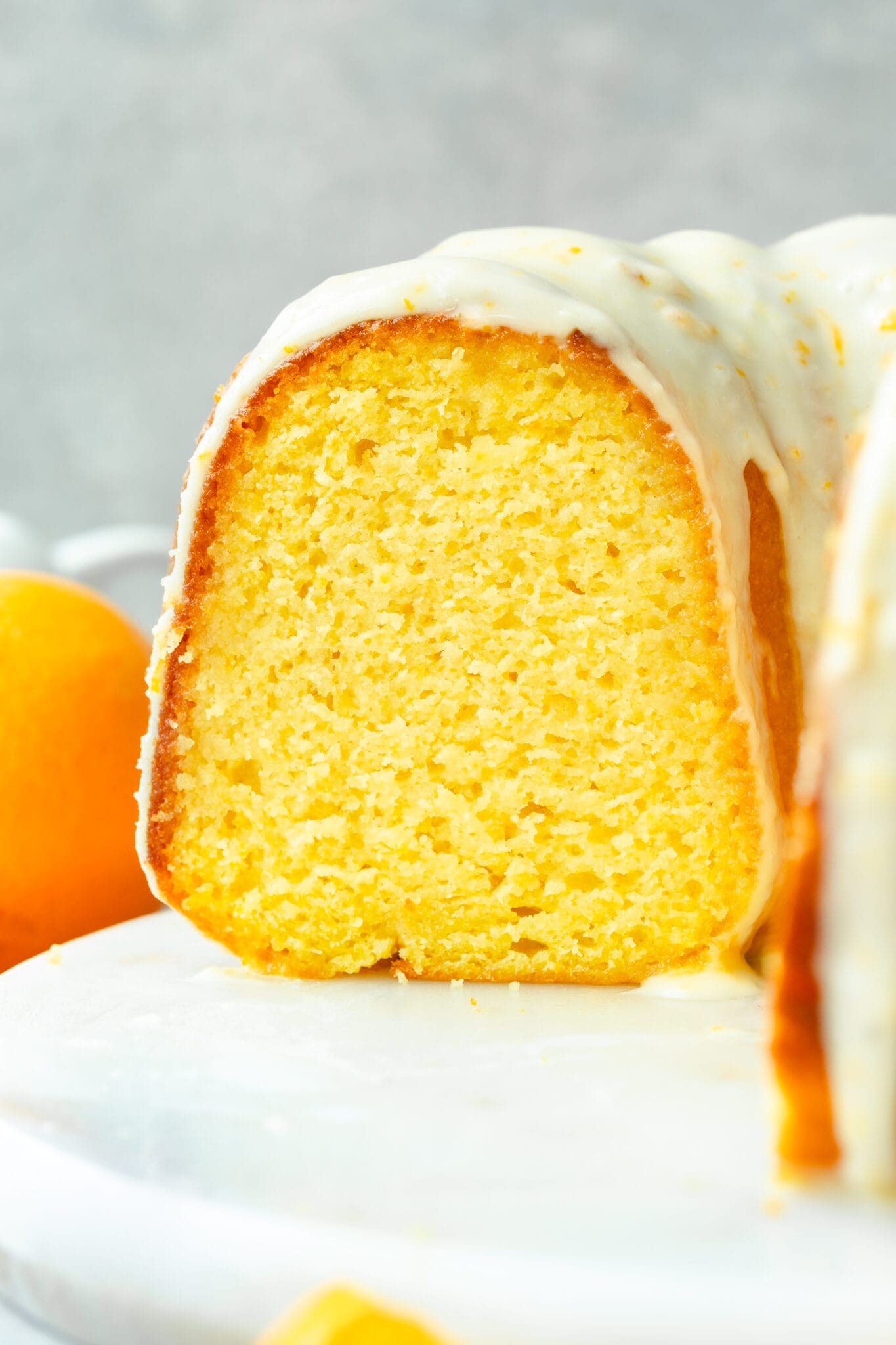 Glazed Orange Bundt Cake Oh Sweet Basil
