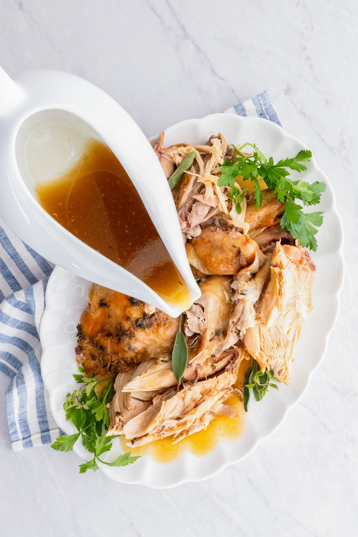 How to Cook a Turkey in a Bowl (The BEST Method!) - Oh Sweet Basil