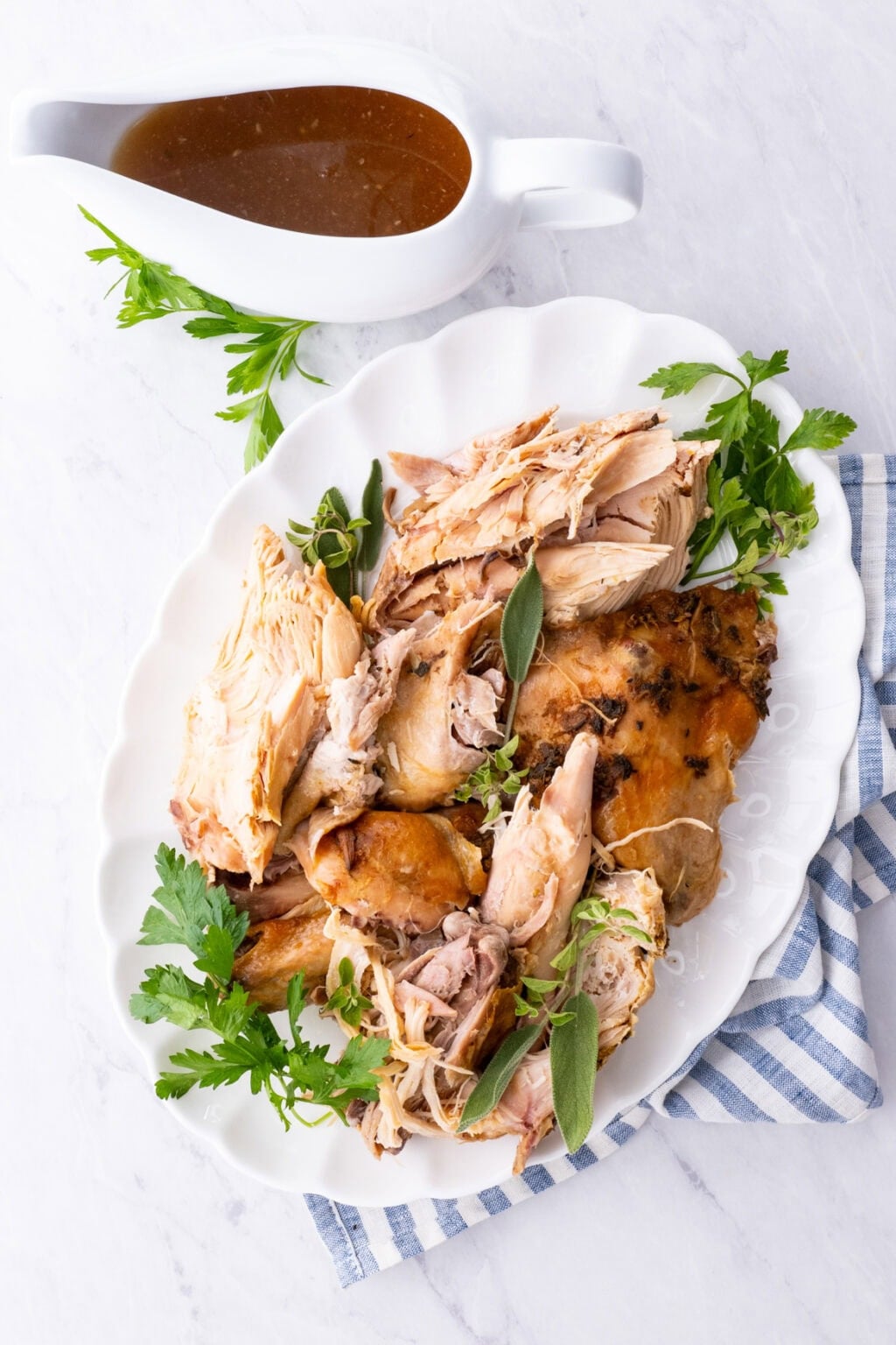How to Cook a Turkey in a Bowl (The BEST Method!) - Oh Sweet Basil
